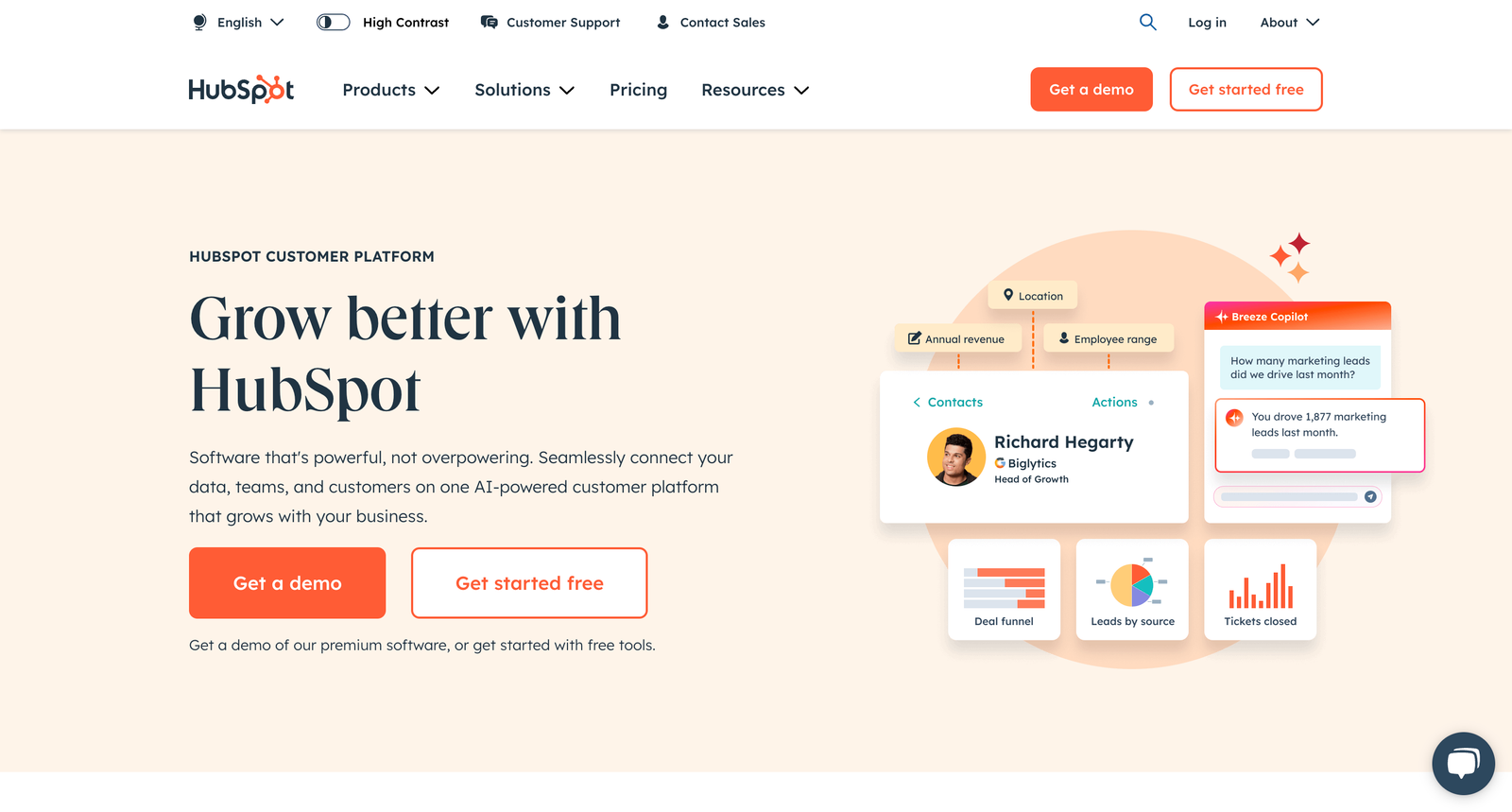 Hubspot AI - Simplify AI Tools