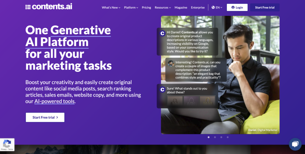 Contents AI - Simplify AI Tools